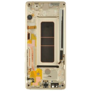 LCD, Digitizer & Frame Assembly for Samsung Galaxy Note 8 (Maple Gold) (Aftermarket - Without Samsung Logo) with Glue Card