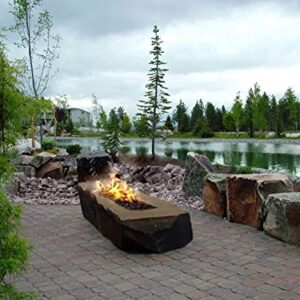 HPC Fire Rectangle Stainless Steel Fire Pit Burner (FRSR-18X9-LP), 18x9-Inch, Propane Gas