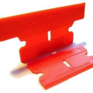 MINISCRAPER Plastic Razor Blades,T-2 Blade 50% Wider 10 Pack