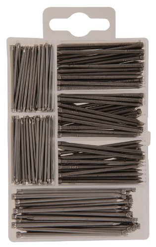 The Hillman Group 591511 Small Finish Nail Kit, 150-Pack,Silver