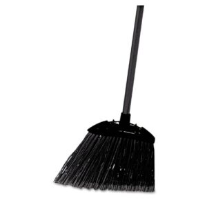 rubbermaid commercial 637400bla lobby pro broom poly bristles 35-inch metal handle black