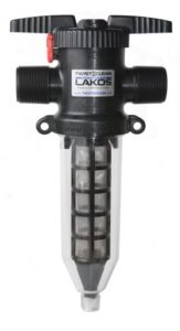 1-1/2" twistiiclean inline water filter (black - 140 mesh/105 micron)