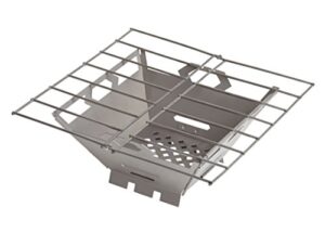 vargo fire box grill, titanium