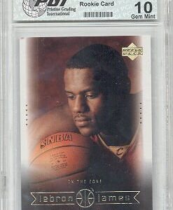 Upper Deck 2003 LeBron James PGI 10 Rookie Card 13 LaBron!