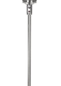 Fire Sense 61445 Natural Gas Patio Heater 45,000 BTU With Electric Ignition System CSA Approved For Commercial & Residential - Stainless Steel