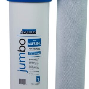 Aquios® AQFS234L Jumbo Full House Water Softener & Filter System, VOC Reduction - New Model