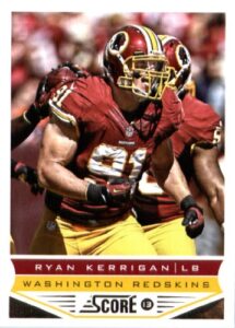 2013 score nfl football card #219 ryan kerrigan