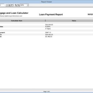 Mortgage And Loan Calculators 1.0 [Download]