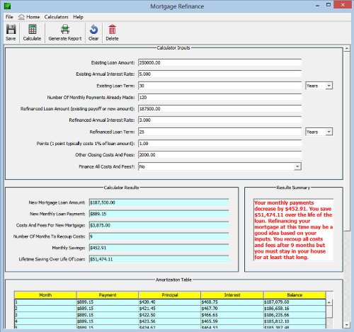 Mortgage And Loan Calculators 1.0 [Download]