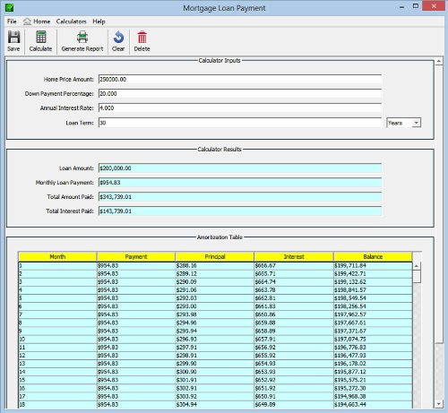 Mortgage And Loan Calculators 1.0 [Download]