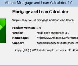 Mortgage And Loan Calculators 1.0 [Download]