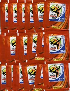 awesome lot of twenty(20) 2010 panini fifa world cup soccer original factory sealed sticker foil packs