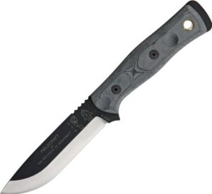 tops knives b.o.b. brothers of bushcraft knife w/black handle