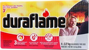 duraflame fire log, 5 lb, 6-pack