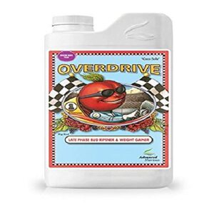 advanced nutrients 3750-14 overdrive fertilizer 1 liter, brown/a