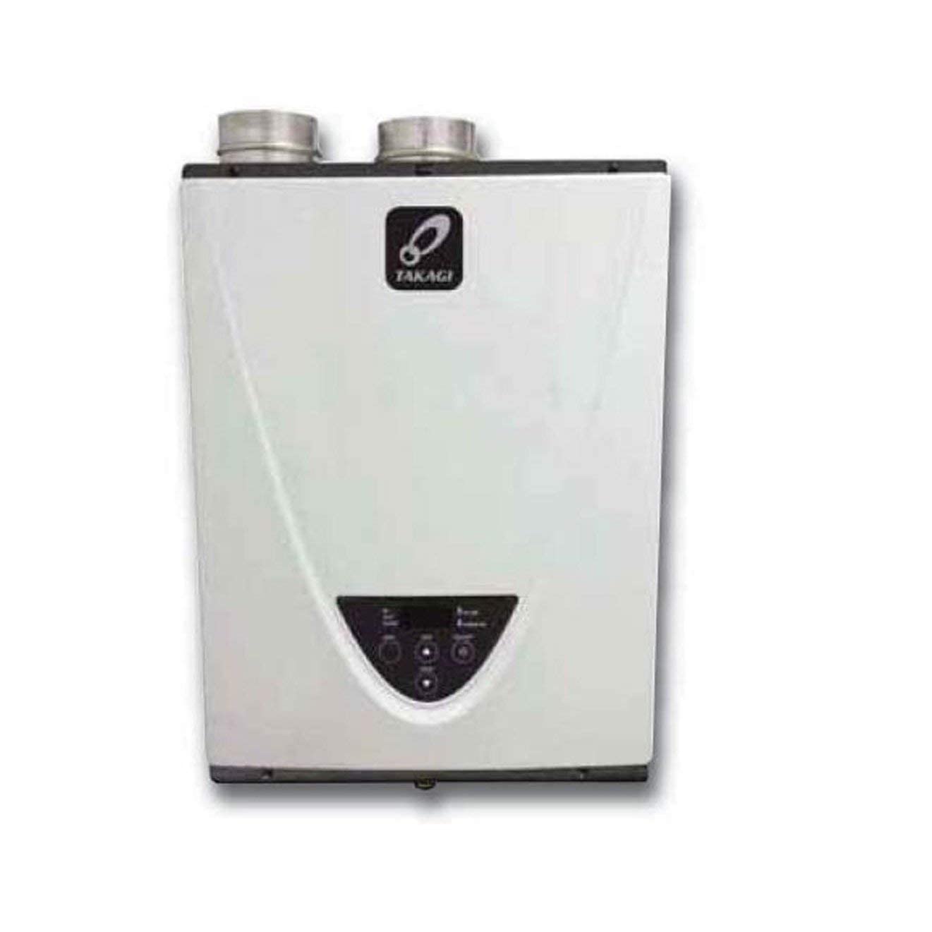 Takagi T-H3-DV-N Condensing High Efficiency Natural Gas Indoor Tankless Water Heater, 10-Gallon Per Minute, 199,000 BTU