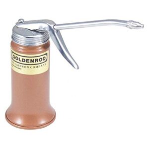 goldenrod oiler, 6 oz., steel, 5 in. spout