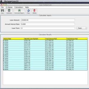 Mortgage And Loan Calculators 1.0 for Mac [Download]