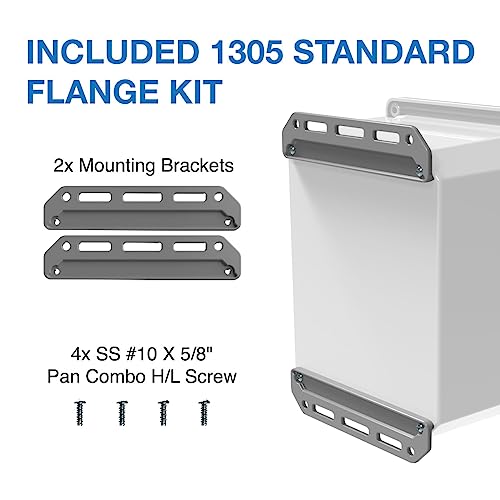 Serpac I352S,TGBG (10.23 x 11.75 x 7.46 in) Polycarbonate IP67 Waterproof UL 508A Plastic Project Junction Box Enclosure with Gray Top Screw Entry Cover and Gray Bottom