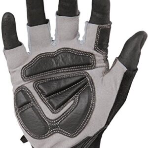 Ironclad mens Work Glove MACH 5 VIBRATION IMPACT, Black and Grey, Large Pack of 1 US