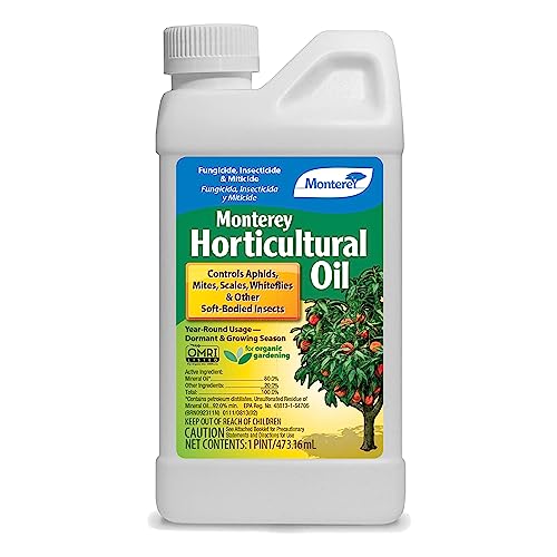 Monterey LG 6286 Horticultural Oil Concentrate Insecticide/Pesticide Treatment for Control of Insects, 16 oz