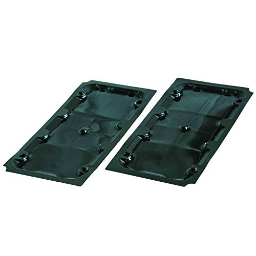 JT Eaton 111-00 Stick-Em Rat/Mouse Size Double Glue Trap Tray, 10" Length x 5" Width x 3/4" Height, Black (Case of 24)