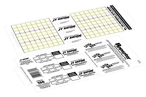 JT Eaton 166 Glue Board Insert, 10" Length x 4" Width x 0.2" Height, for Repeater and Little Pete Multiple Catch Mouse Traps (Case of 72)