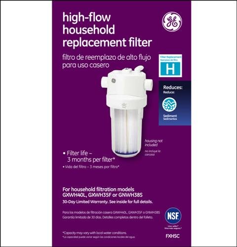 General Electric FXHSC Water Filter