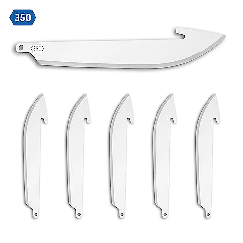 OUTDOOR EDGE 3.5" RazorSafe Replacement Knife Blades, 6 Pieces