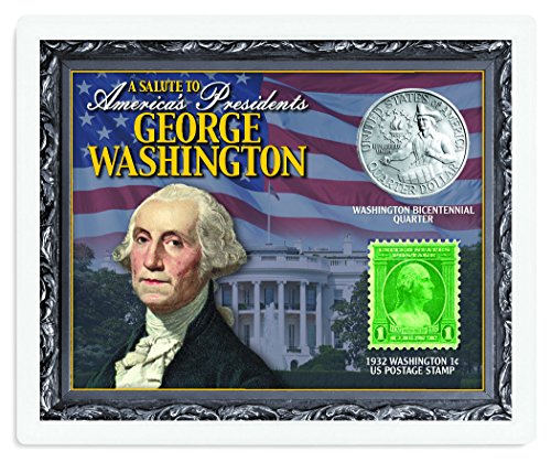 American Coin Treasures Kids - A Salute to America's Presidents - George Washington Coins & Stamps