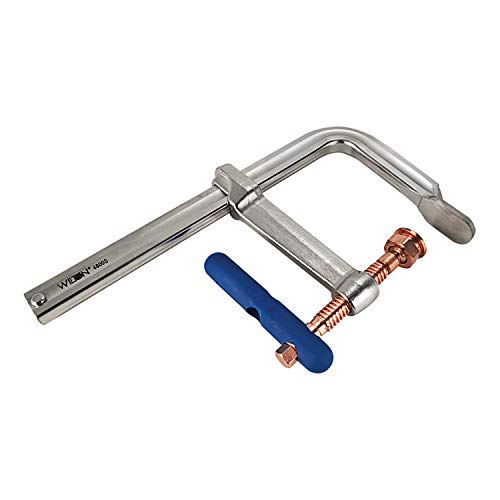 Wilton 48-Inch Spark-Duty Copper-Plated F-Clamp, 7-Inch Throat (4800S-48C)