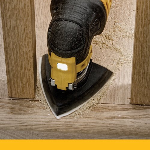 DEWALT Oscillating Tool, 3-Amp, Includes Wood Blades, Sandpaper and Tool Bag, Corded (DWE315K)