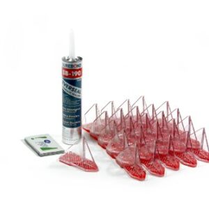 SnowBreaker 25pcs PeelnStick & Adhesive Kit for Metal Steel Standing Seam Roof