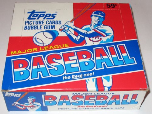 1986 Topps Baseball Cello Box 24 Sealed Pack 28 Cards Per Pack Case Fresh Boxes