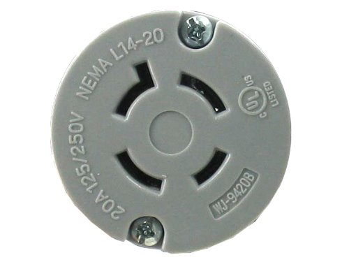 NEMA L14-20C Female Locking Connector