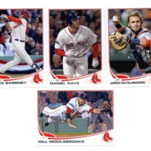 2013 Topps Baseball Boston Red Sox Complete Team Set (SEALED) ( 24 cards) - Justin Pedroia, Jacoby Ellsbury, Daisuke Matsuzaka, Alfred Aceves, Will Middlebrooks, Craig Breslow, Vincente Padilla, Daniel Nava, Ryan Sweeney, Jarrod Saltalamacchia, Jonny Gome