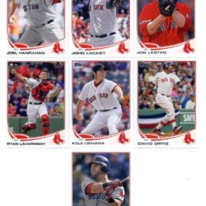 2013 Topps Baseball Boston Red Sox Complete Team Set (SEALED) ( 24 cards) - Justin Pedroia, Jacoby Ellsbury, Daisuke Matsuzaka, Alfred Aceves, Will Middlebrooks, Craig Breslow, Vincente Padilla, Daniel Nava, Ryan Sweeney, Jarrod Saltalamacchia, Jonny Gome