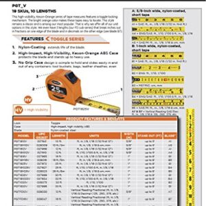 Keson Tape Measure, 5/8 In x 10 ft/3m, Orange (PGT18M10V)