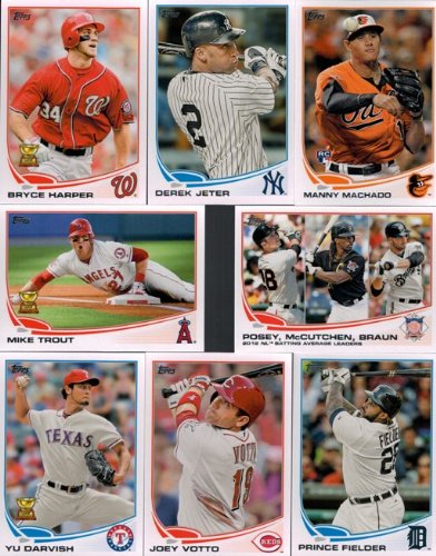 2013 Topps MLB Baseball EXCLUSIVE MASSIVE 666 Card Factory Sealed Retail Factory Set. Includes all Series 1 and 2 Cards plus 5 Bonus Rookie Variation Cards!