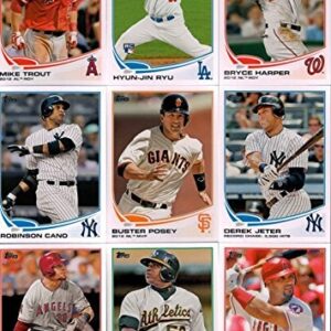 2013 Topps MLB Baseball EXCLUSIVE MASSIVE 666 Card Factory Sealed Retail Factory Set. Includes all Series 1 and 2 Cards plus 5 Bonus Rookie Variation Cards!