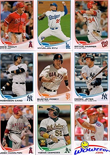 2013 Topps MLB Baseball EXCLUSIVE MASSIVE 666 Card Factory Sealed Retail Factory Set. Includes all Series 1 and 2 Cards plus 5 Bonus Rookie Variation Cards!