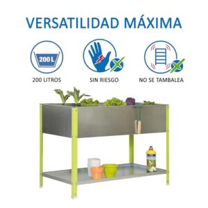 Simonrack 200L Urban Garden Top Shelf, 850 x 1200 x 600 mm, Green/Galvanized