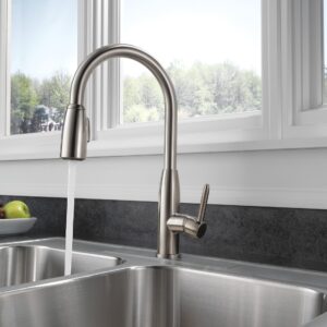 Peerless Faucet P188103LF-SS Apex Kitchen Integrated Pull Down Kitchen , Stainless