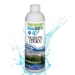 waters choice pure enzymes for spas all natural organic spa water care, hot tub cleaner, water care treatment, no harsh spa hot tub chemicals, spa enzymes for hot tubs