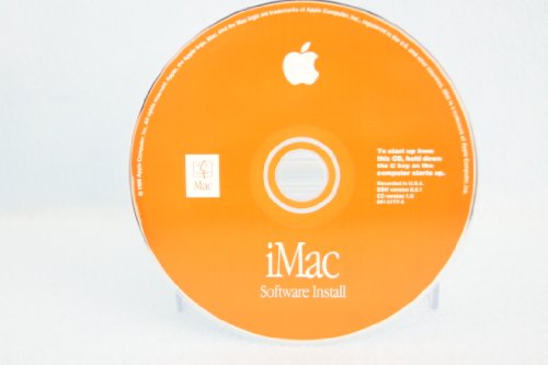 iMac Software Install Macintosh Year 1999 Part Number: 691-2177-A SSW Version 8.5.1 CD Version 1.0