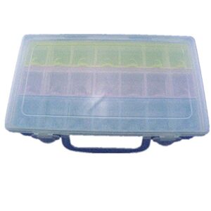 2pcs/lot,electronic components storage box, 21 lattice/blocks, large-space,component parts box,22.5135.4cm