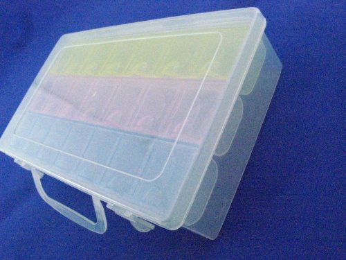 2pcs/lot,Electronic Components Storage Box, 21 lattice/blocks, Large-space,Component Parts Box,22.5135.4cm