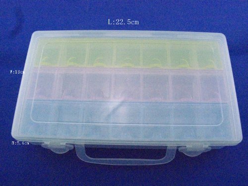 2pcs/lot,Electronic Components Storage Box, 21 lattice/blocks, Large-space,Component Parts Box,22.5135.4cm