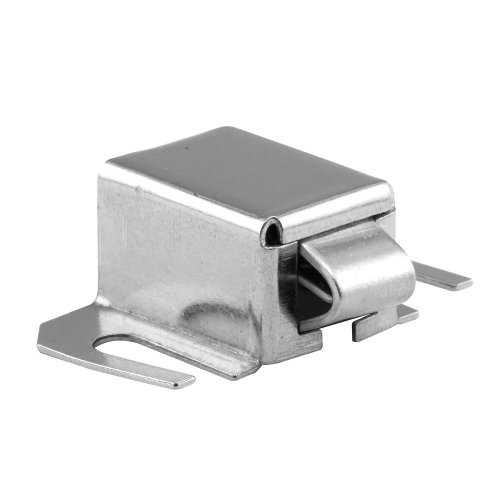 Prime-Line M 6015 Hinged Shower Door Catch, 1 In. Hole Centers, Stainless Tip (Single Pack)