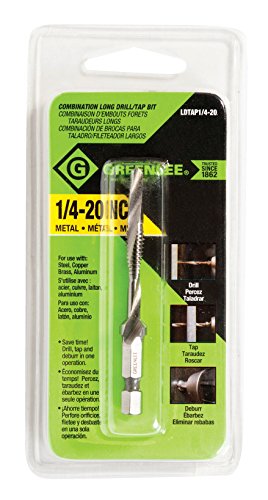 Greenlee Drill And Tap Bit, Hss, 1/4-20